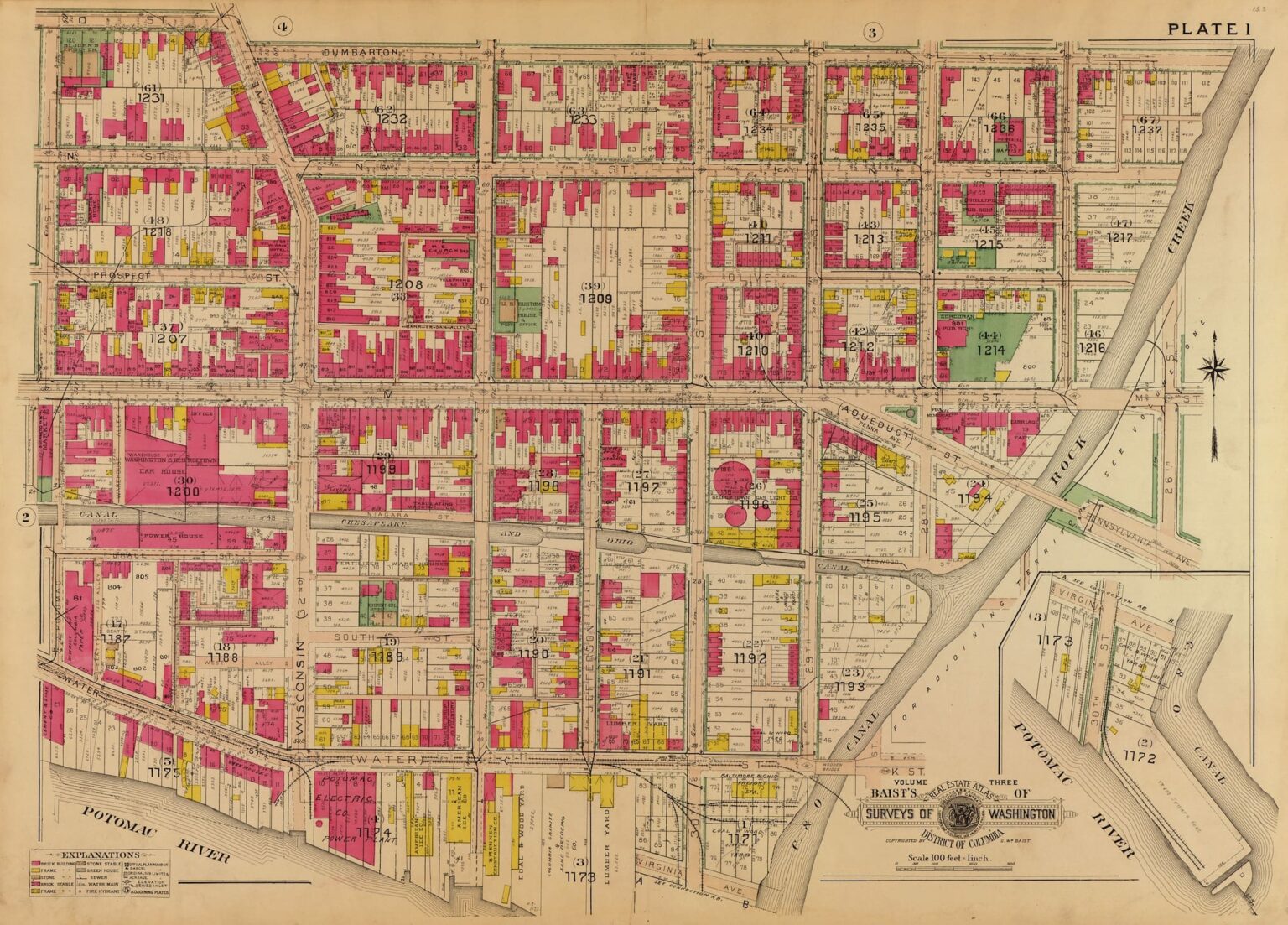 Exploring the Map of Georgetown in 1915