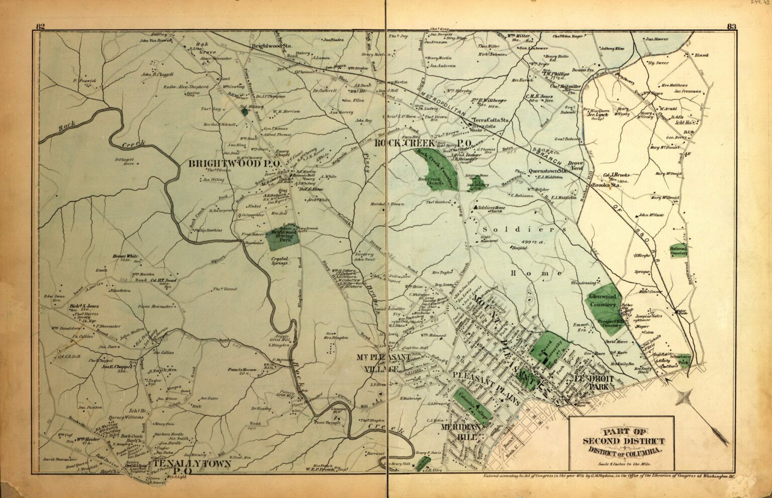 Love These! Rural Maps of Washington in 1879