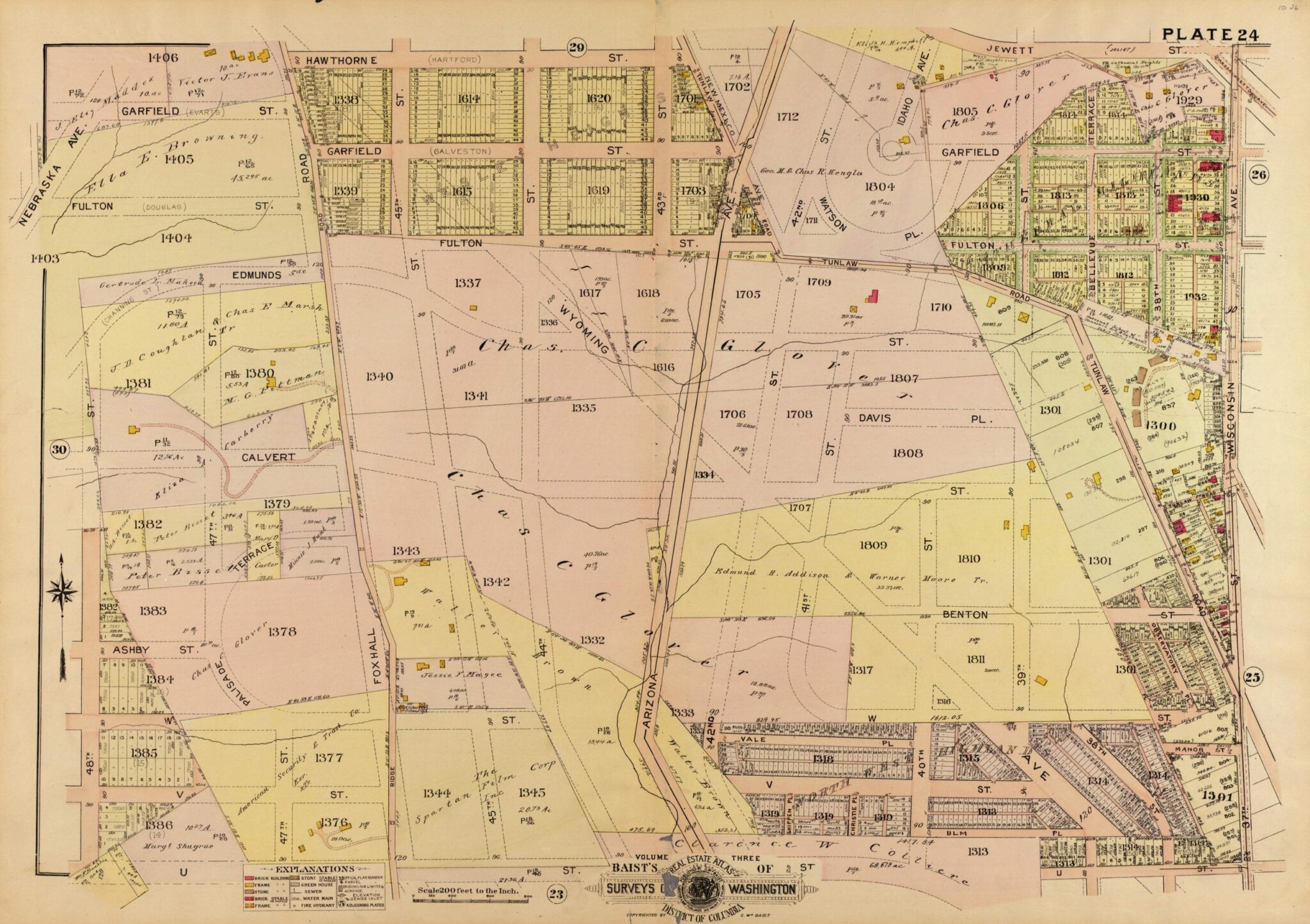 Exploring Foxhall Crescent in 1921: A Map of a Very Rural Area