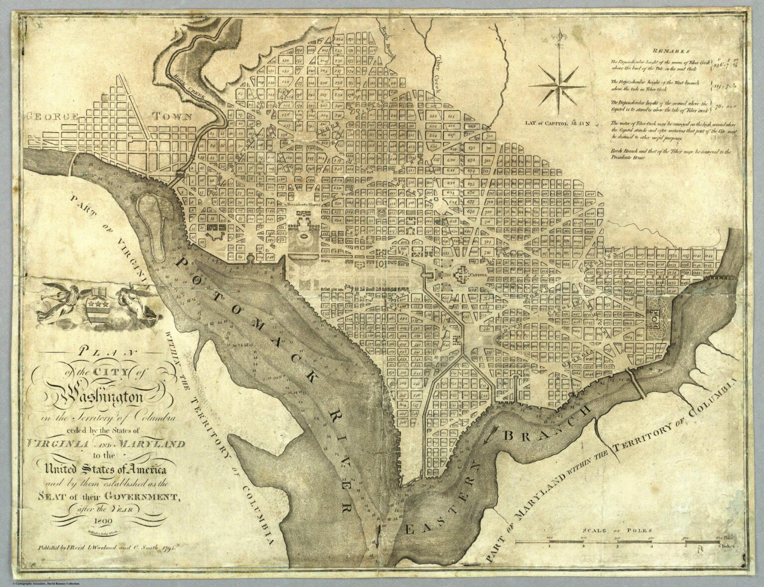 Exploring the 1795 Plan of the City of Washington