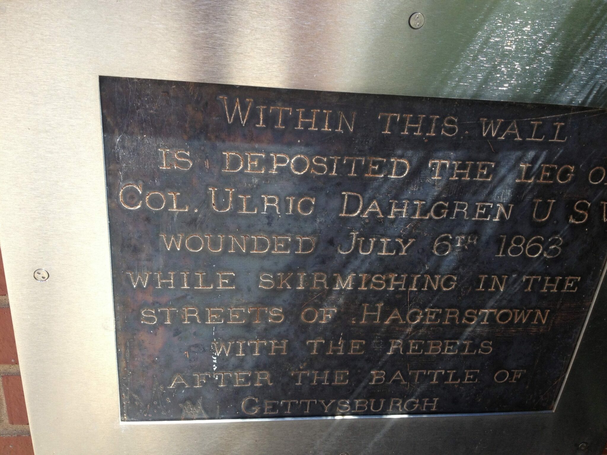 The Leg of Col. Ulric Dahlgren: A Civil War Mystery at the Navy Yard
