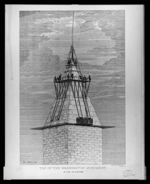 The Placement of the Capstone on the Washington Monument