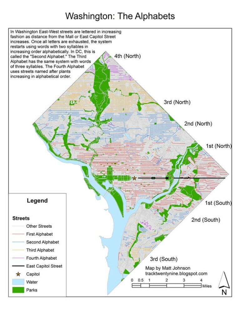 Exploring the Streets of Washington DC Through Maps