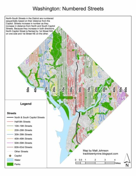 Exploring the Streets of Washington DC Through Maps