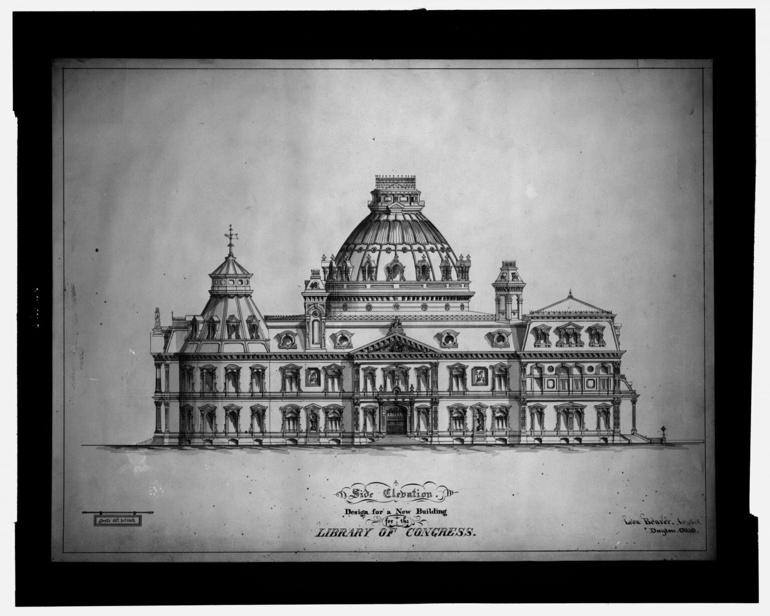 What the Library of Congress Could Have Looked Like: Leon Beaver's ...