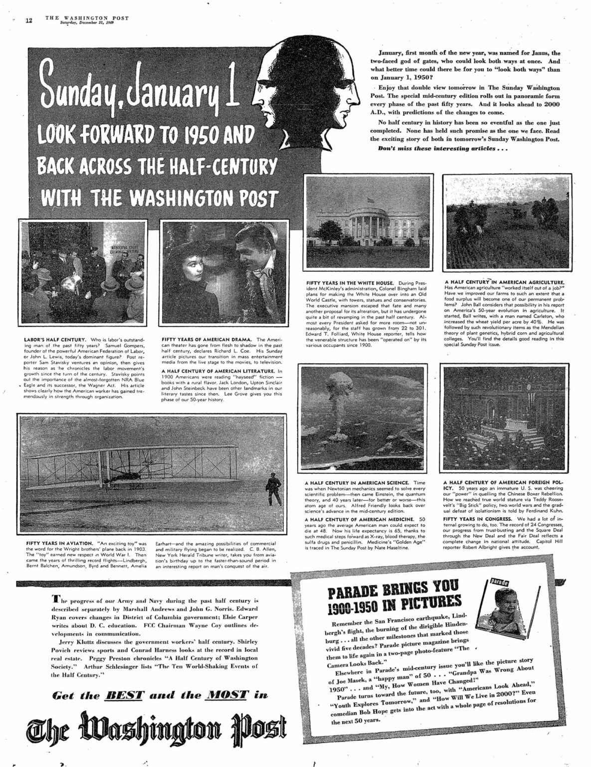 A Look Back: An Ad from The Washington Post December 31st, 1949