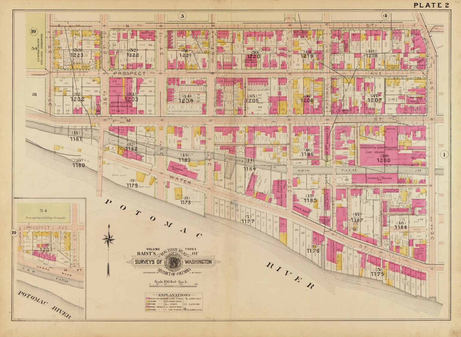 Taking a Look at Georgetown Maps from 1903