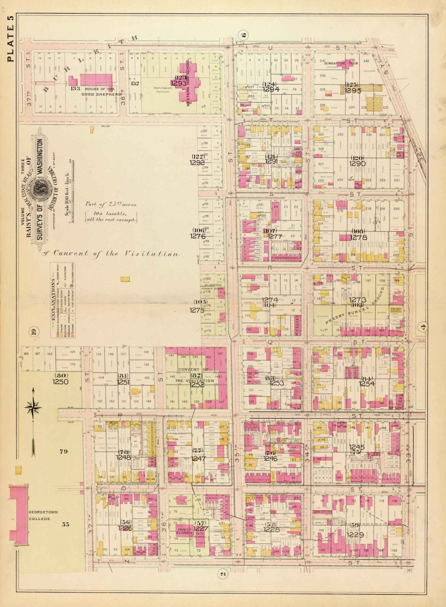 Taking a Look at Georgetown Maps from 1903
