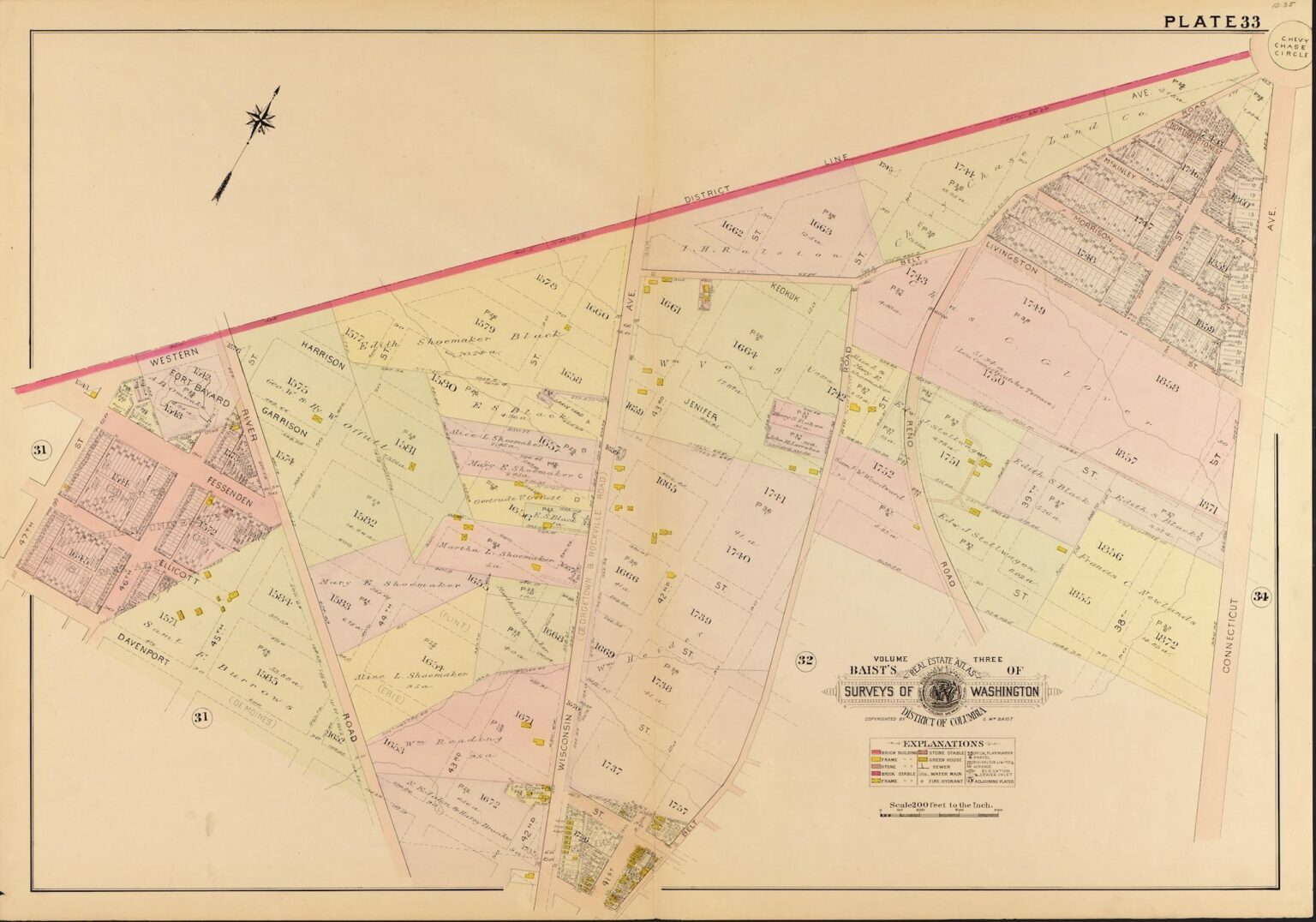 Exploring the Rural Landscape of Chevy Chase in 1907