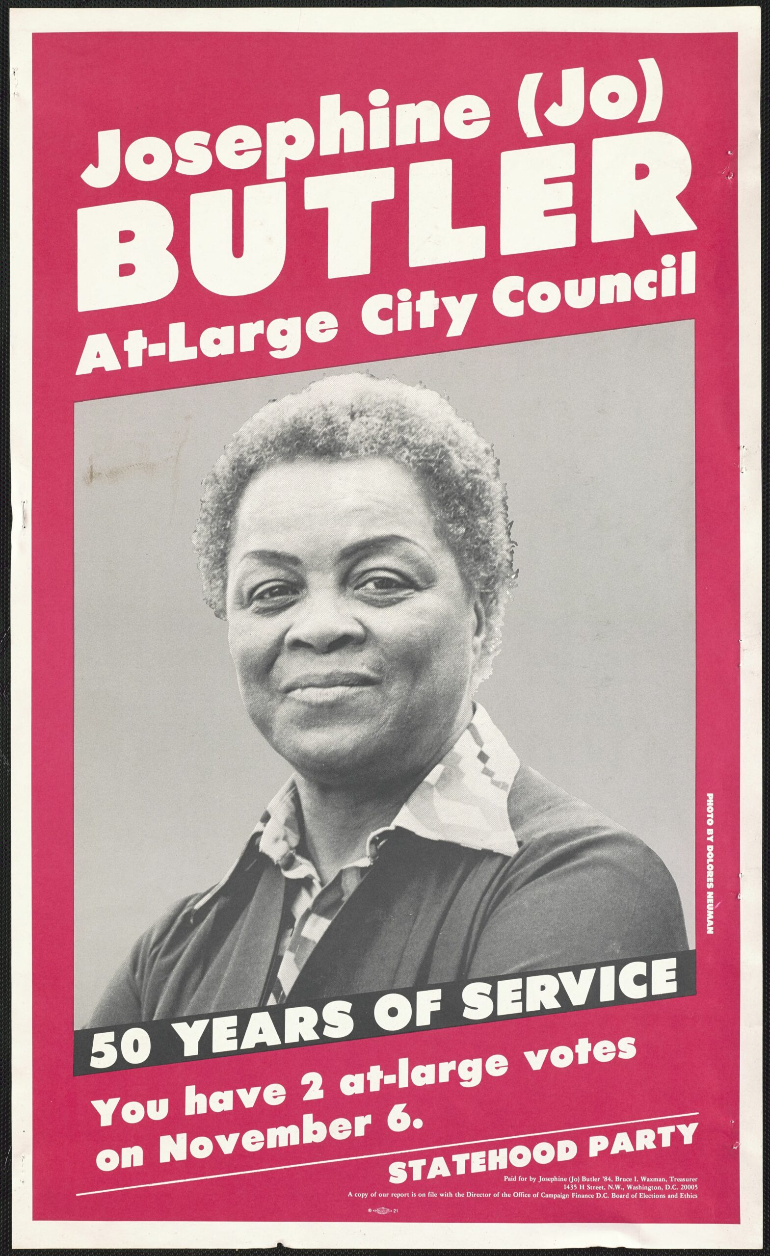 Old D.C. Council Campaign Posters