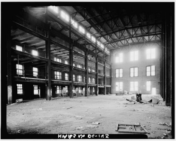 Abandoned Capitol Traction Company Powerhouse in 1967