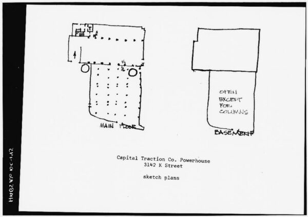 Abandoned Capitol Traction Company Powerhouse in 1967