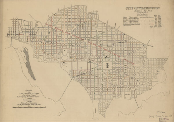 1880 Statistical Maps of Washington, D.C.