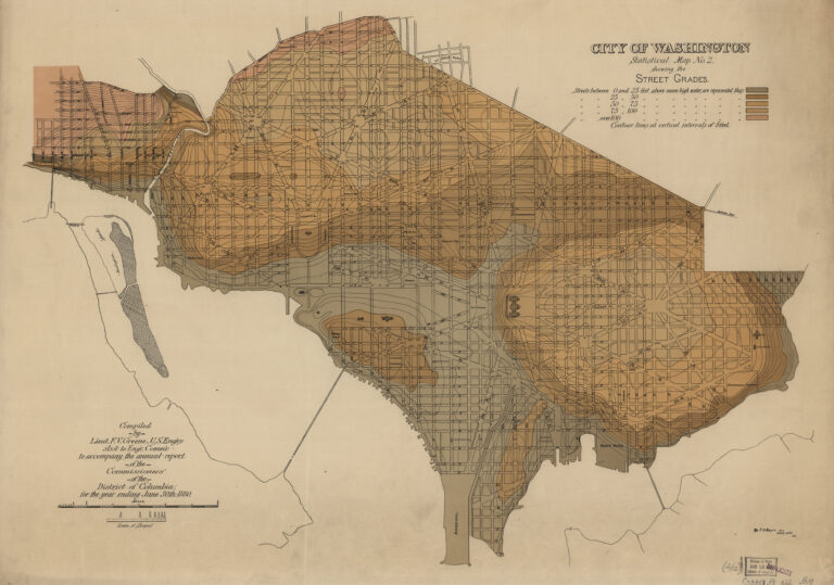 1880 Statistical Maps of Washington, D.C.