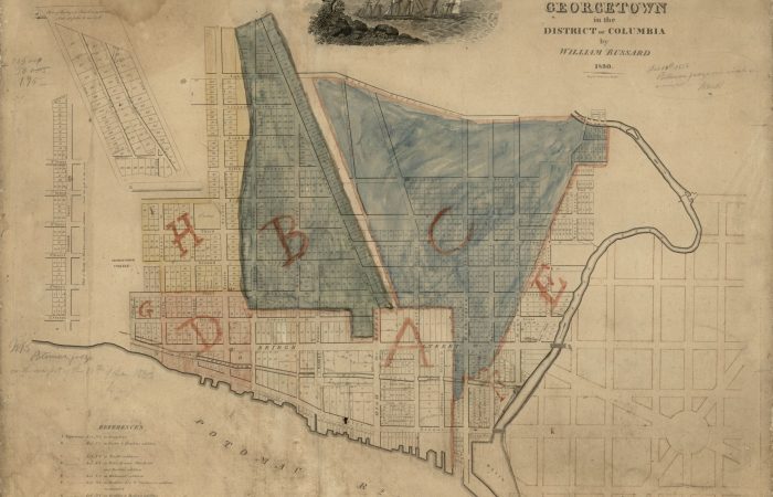 A Fascinating Look at Georgetown in 1830: An Old Map and its Street ...