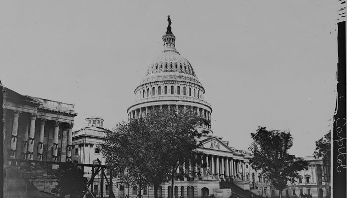 A Rare Glimpse of the Capitol Building from the Civil War: The ...