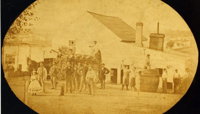 A Rare Photo of a Civil War-Era Beer Garden in Washington, D.C.