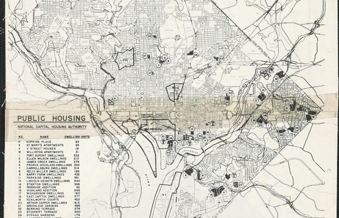 1963 Map of D.C. Public Housing