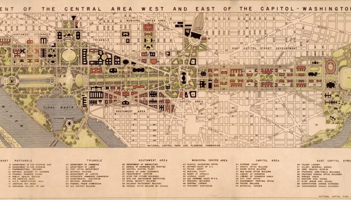 A Glimpse Into Washington, D.C. History: A 1941 Map Just Before World ...