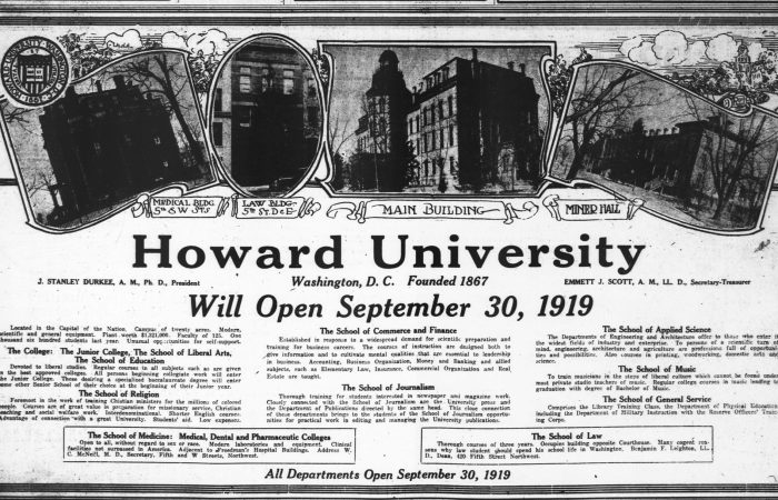 Dive into History: An Incredible Advertisement from Howard University ...